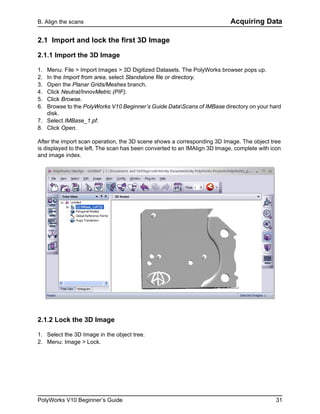 Polyworks beginners guide | PDF