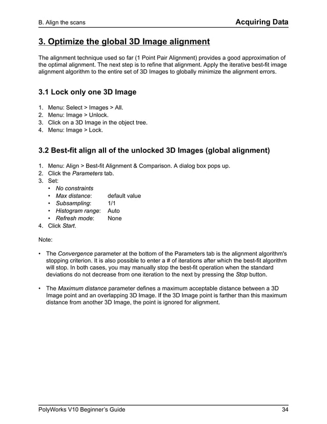Polyworks beginners guide | PDF