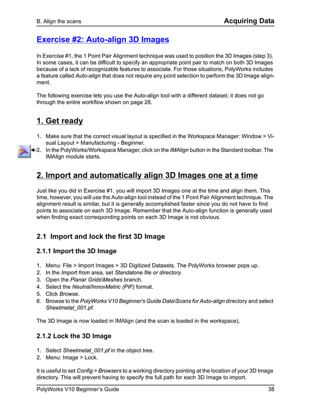 Polyworks beginners guide | PDF