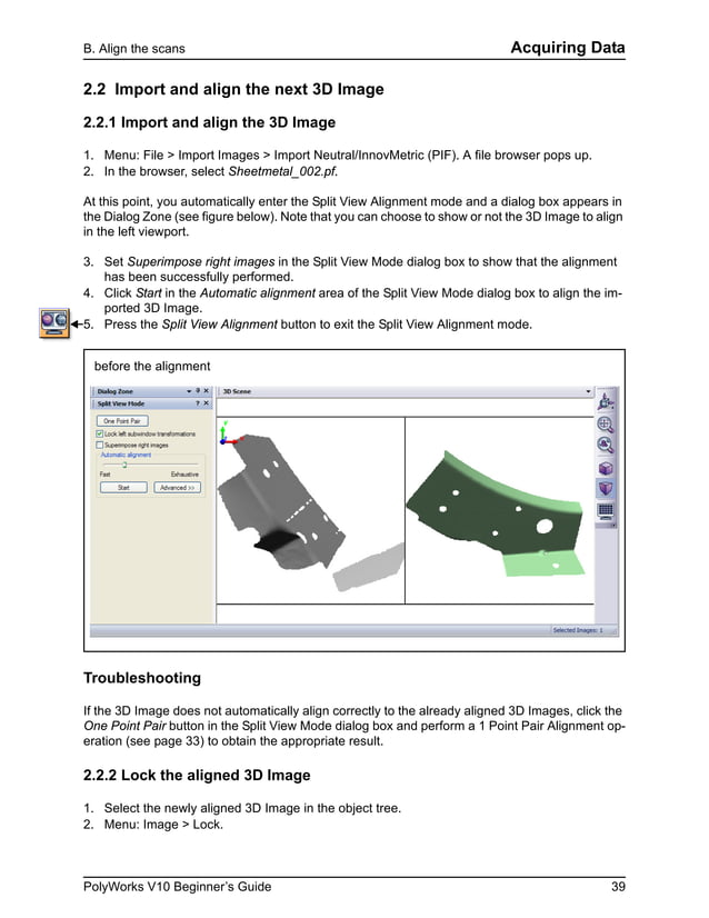 Polyworks beginners guide | PDF