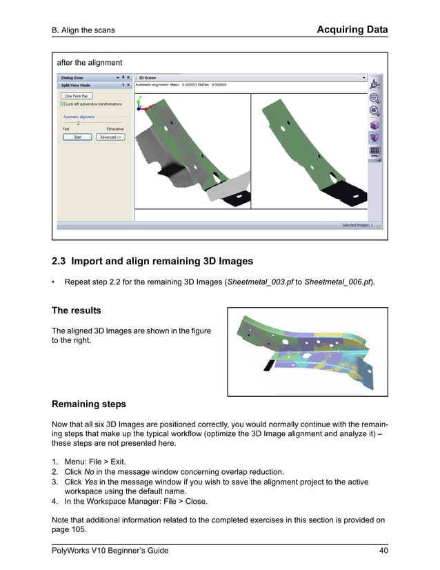 Polyworks beginners guide | PDF