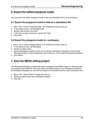 Polyworks beginners guide | PDF