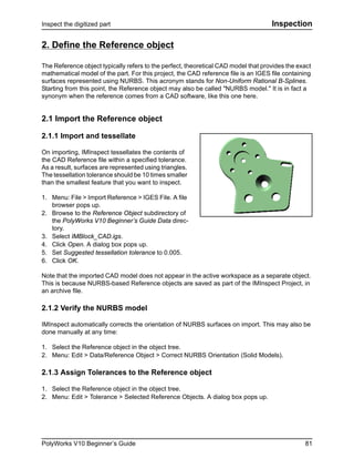 Polyworks beginners guide | PDF