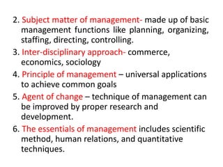 MG8591 Principles of Management | PPT | Free Download