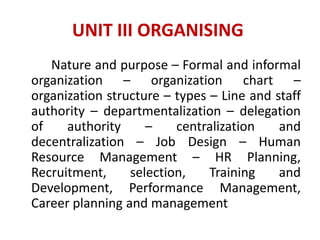 MG8591 Principles of Management | PPTX