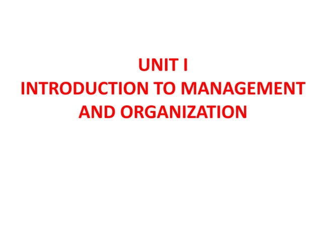 MG8591 Principles of Management | PPT | Free Download
