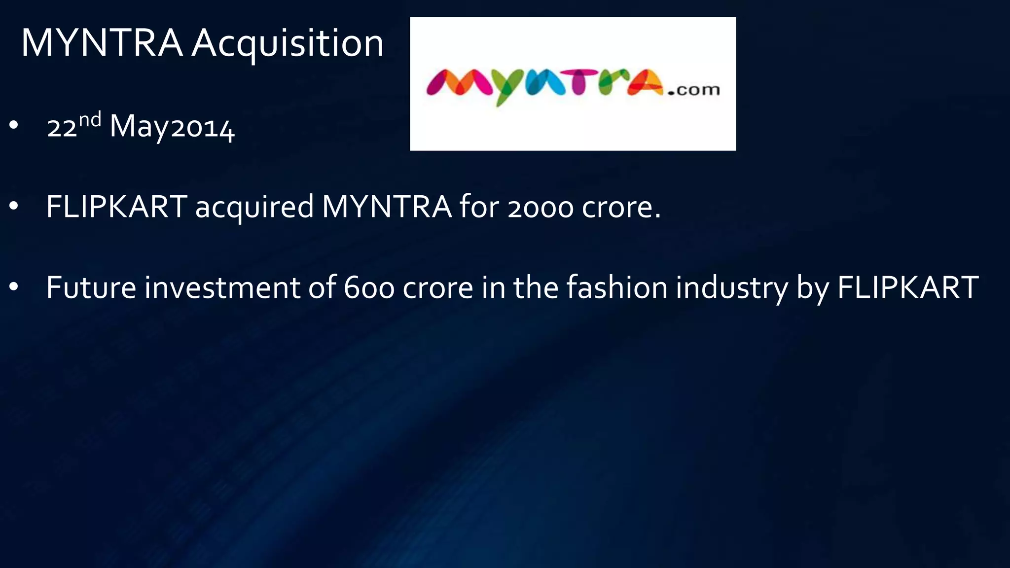 S.W.O.T analysis of Flipkart internet private LTD. | PPTX