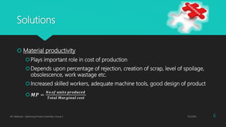 AIC Netbooks: Optimizing Product Assembly | PPTX