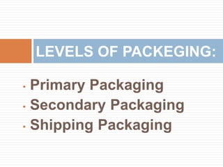 packaging labeling and pricing strategies | PPTX