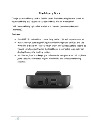 Re-Launch of Blackberry report | PDF