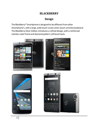 Re-Launch of Blackberry report | DOCX