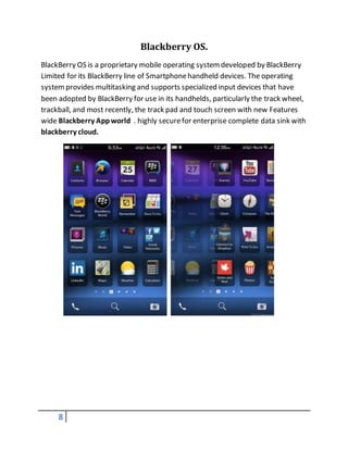 Re-Launch of Blackberry report | DOCX