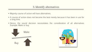 Steps in decision making | PPTX