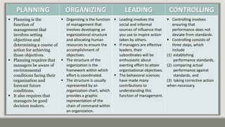 PRINCIPLES OF MANAGEMENT (POM) | PPTX