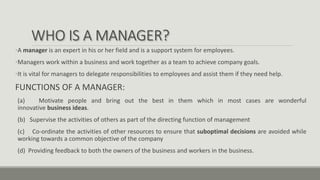 PRINCIPLES OF MANAGEMENT (POM) | PPT