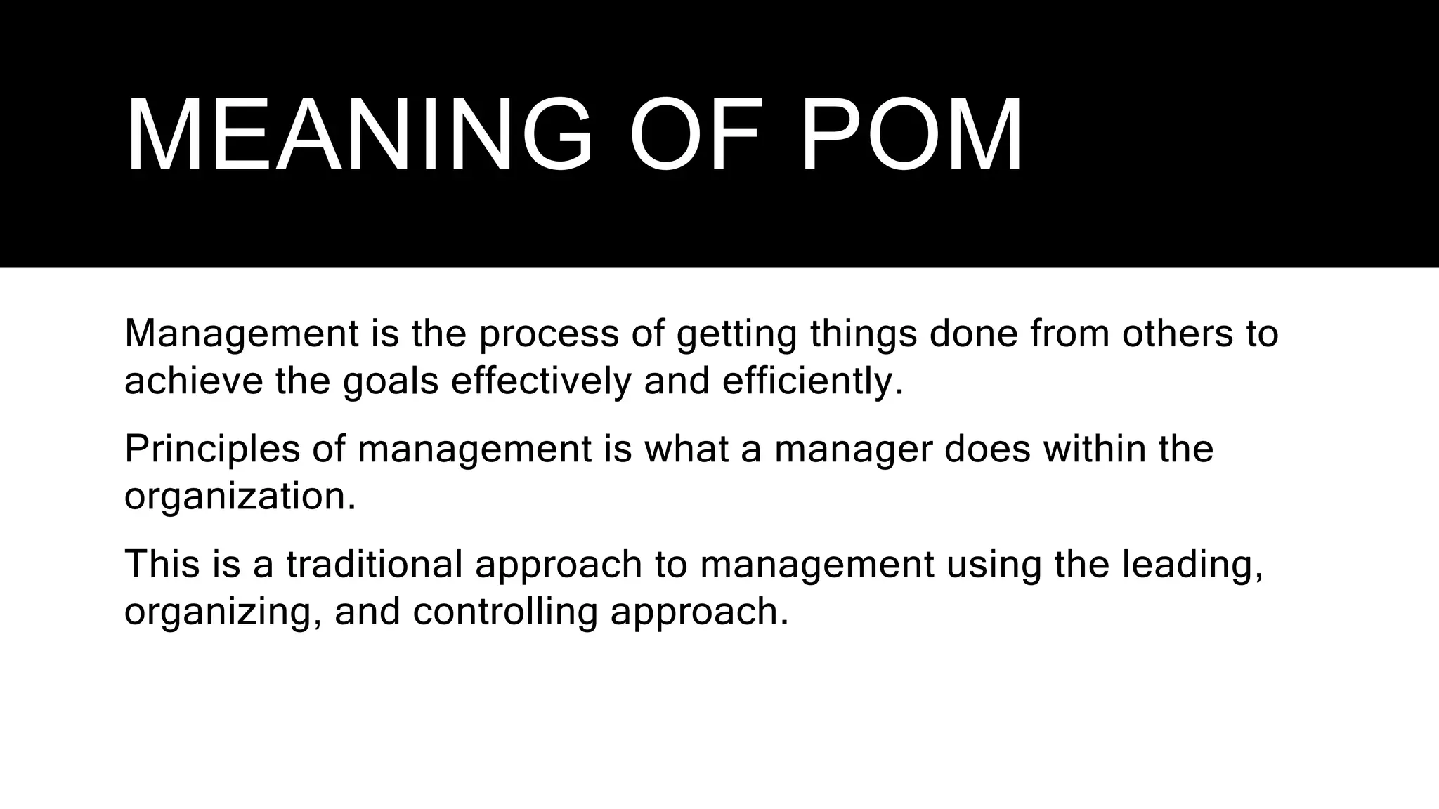 Principles of Management | PPTX