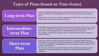 Planning and decision making | PPTX