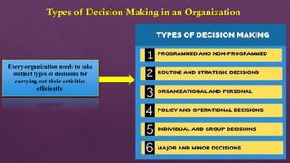 Planning and decision making | PPTX
