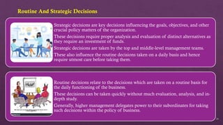 Planning and decision making | PPTX