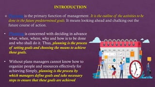 Planning and decision making | PPTX