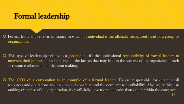 Power and leadership | PPTX | Executive Leadership & Management | Business