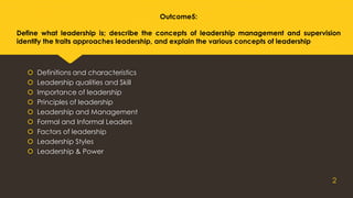 Power and leadership | PPTX