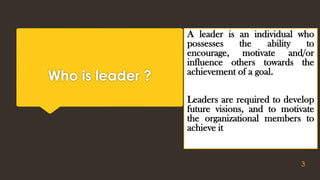 Power and leadership | PPTX