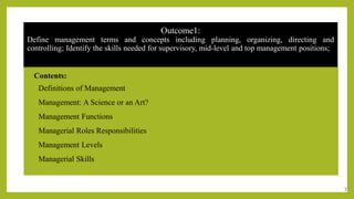 Overview of Management | PPT