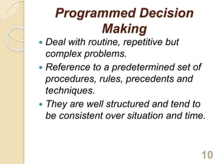 POM - Decision Making | PPTX