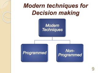 POM - Decision Making | PPTX