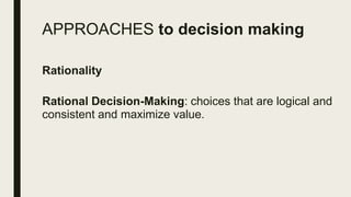 Principle of management decision makings | PPTX