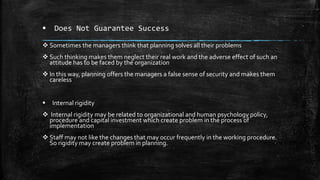 planning and its methods | PPTX