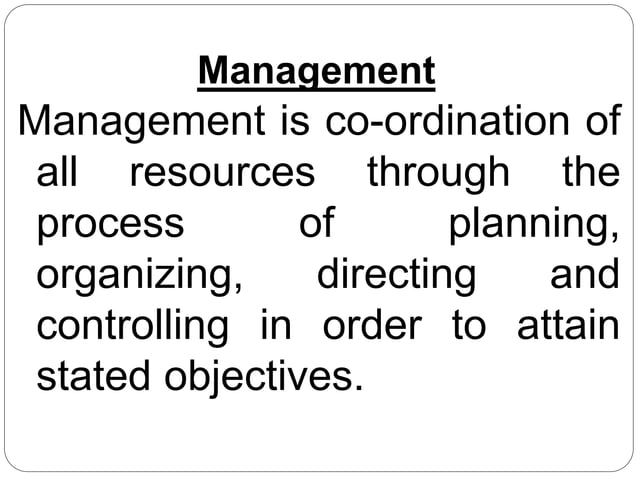 Pom unit-i, Principles of Management notes BBA I Semester OU | PPT ...