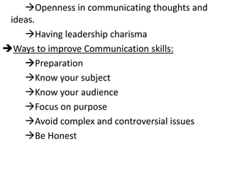 Pom unit-iii, Principles of Management notes BBA I Semester OU | PPT