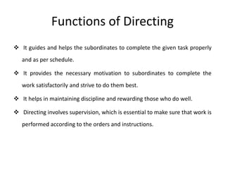 Pom unit-iv, Principles of Management notes BBA I Semester OU | PPT