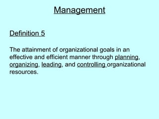 Principles of Management Lec-1 | PPT