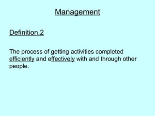 Principles of Management Lec-1 | PPT