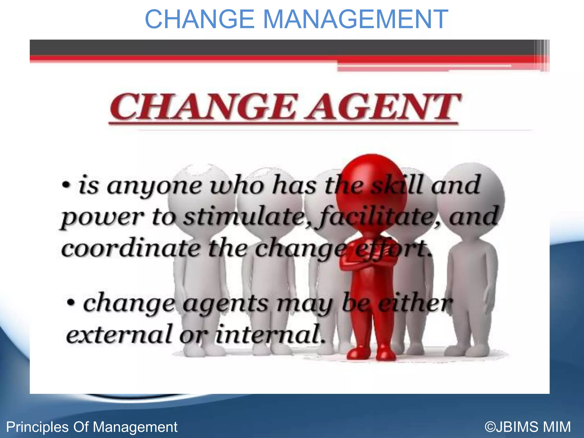 Change Management - Principles of Management | PPTX