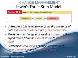 Change Management - Principles of Management | PPTX