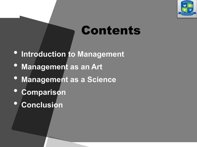 Detailed discussion about Introduction to management | PPT