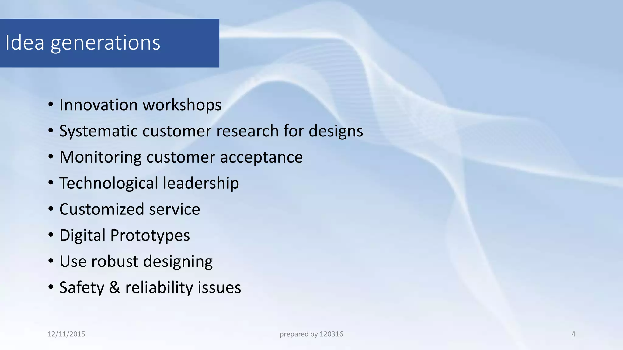 Idea generation | PPTX