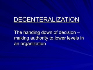 Principles of Management | PPT