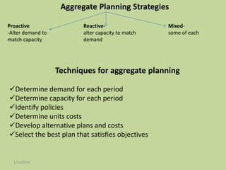 Pom agg plan | PPT
