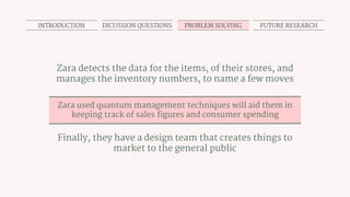 Principles of Management analyze how Zara manage | PPTX