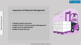 The Effect Of Material Management Techniques On Production Planning ...