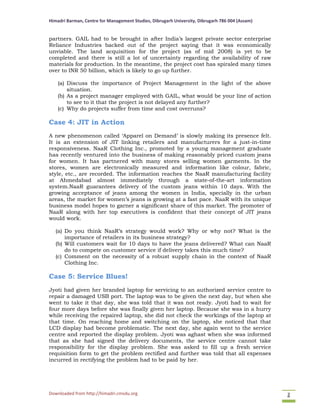 Pom case studies | PDF