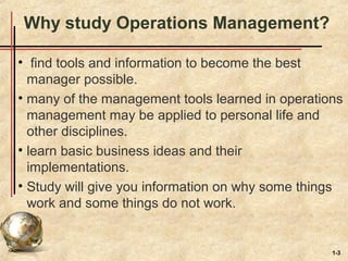 Production and Operations Mangement | PPT