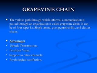 POM_COMMUNICATION IN ORGANISATION | PPT | Computer Networking | Computing