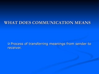 POM_COMMUNICATION IN ORGANISATION | PPT | Computer Networking | Computing