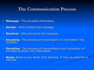 POM_COMMUNICATION IN ORGANISATION | PPT | Computer Networking | Computing